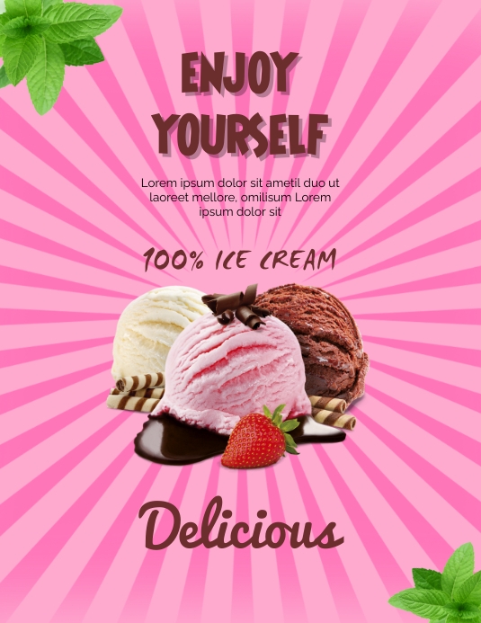 Copy of Ice Cream Flyer | PosterMyWall