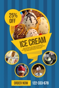 Ice Cream Poster Template | PosterMyWall