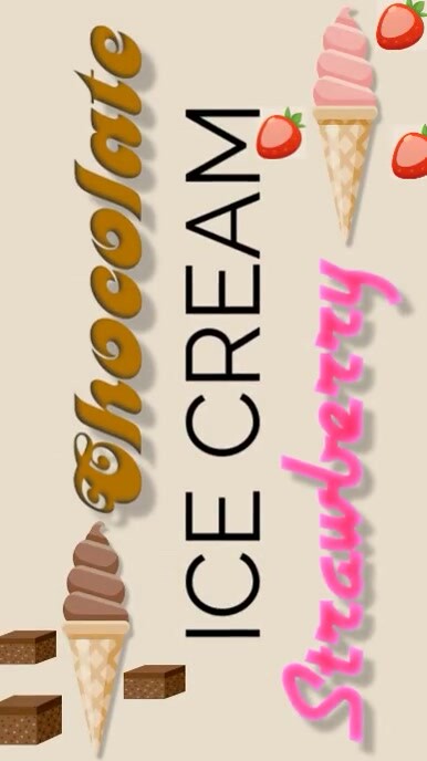 Plantilla de Ice Cream insta poster template | PosterMyWall