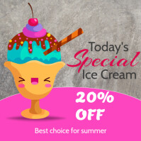 Ice Cream Instagram Template | PosterMyWall