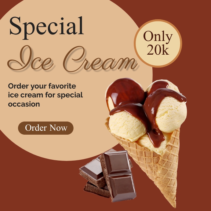 Ice Cream Instagram Template | PosterMyWall