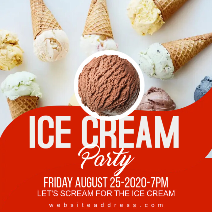 Ice Cream Instagram Post Template | PosterMyWall
