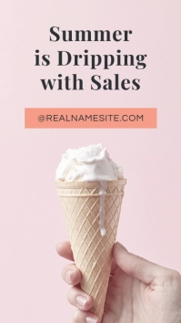 Ice Cream Instagram Story Template | PosterMyWall