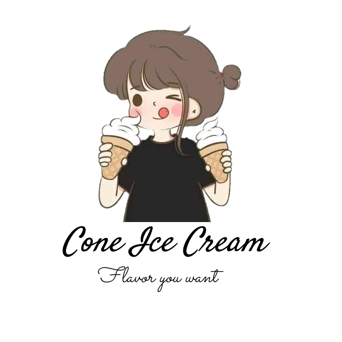 Ice Cream logo girl ice cream logo design fre Template | PosterMyWall