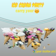 Geel Polkaartjies Roomys Sosiale Advertensie templaat | PosterMyWall