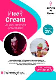 ICE CREAM PARTY TEMPLATE | PosterMyWall