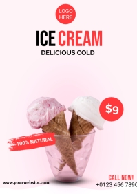 ICE CREAM PARTY TEMPLATE | PosterMyWall