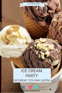 Ice Cream Poster Ads Template | PosterMyWall