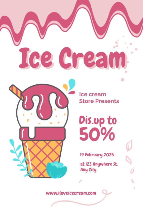 Copy of Ice Cream Poster | PosterMyWall