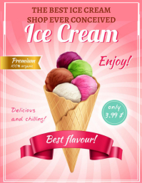 ICE CREAM POSTER Template | PosterMyWall