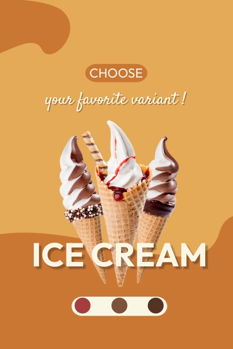Copy of Ice Cream Poster | PosterMyWall