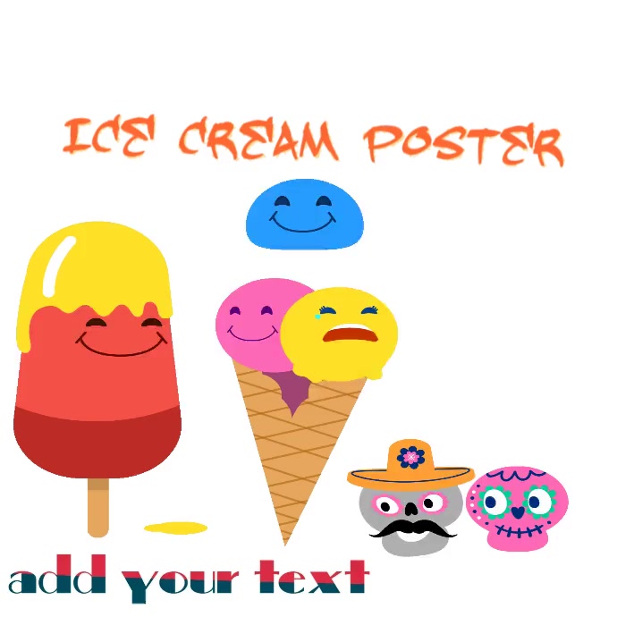 Copy of Ice cream poster | PosterMyWall