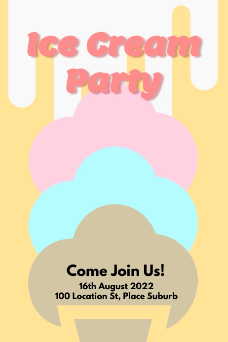 Copy of Ice cream Poster | PosterMyWall