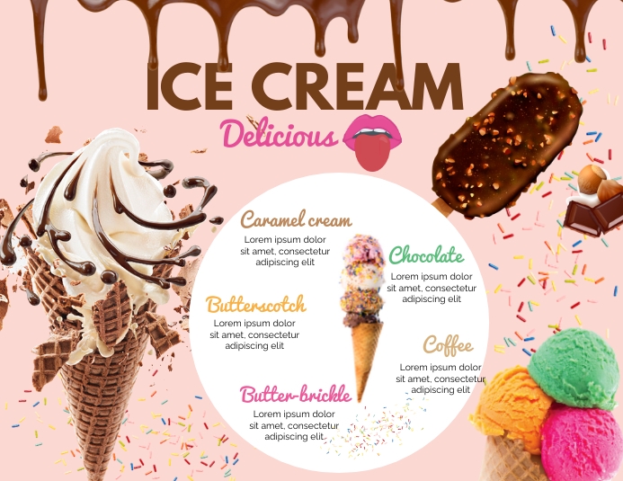 Copy of Ice cream poster | PosterMyWall