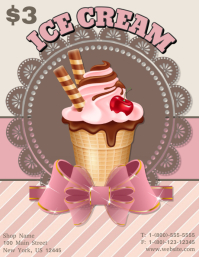 Ice Cream Grand Opening Ad Template | PosterMyWall