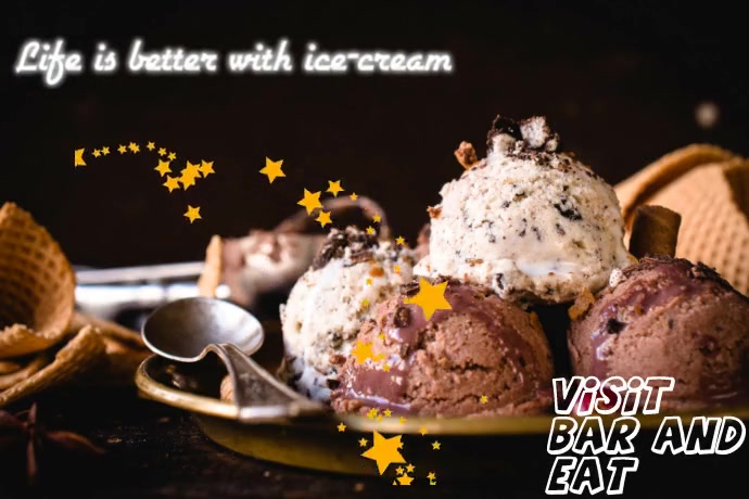 ice cream poster template | PosterMyWall