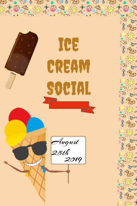 Ice Cream Posters Template | PosterMyWall