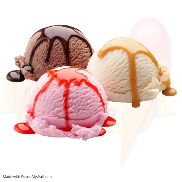 Ice cream posters design template | PosterMyWall