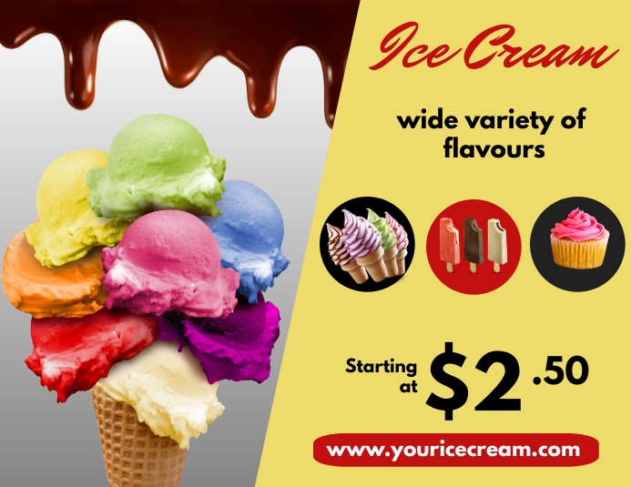 Copy of Ice Cream Promotion | PosterMyWall