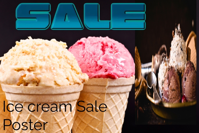 Ice cream Sale Template | PosterMyWall