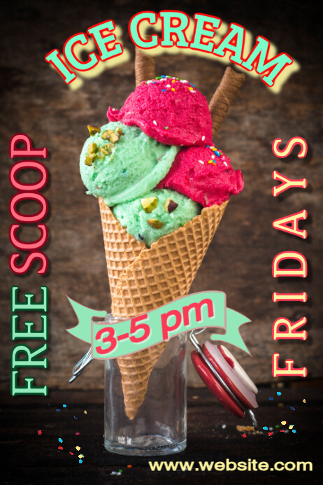 Ice Cream Sale Template | PosterMyWall
