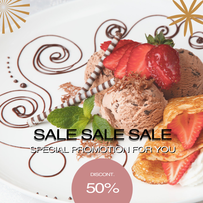 Ice Cream Sale Template | PosterMyWall