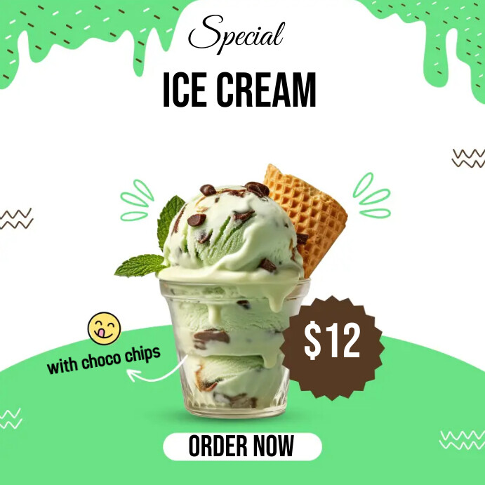 Ice cream sale point Template | PosterMyWall