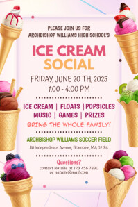 ice cream social Template | PosterMyWall