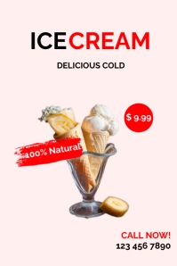 Ice Cream Poster Template | PosterMyWall