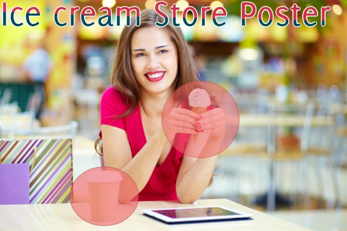 Ice cream Store Poster Template | PosterMyWall