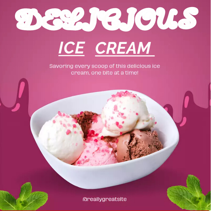 Ice creams Template | PosterMyWall