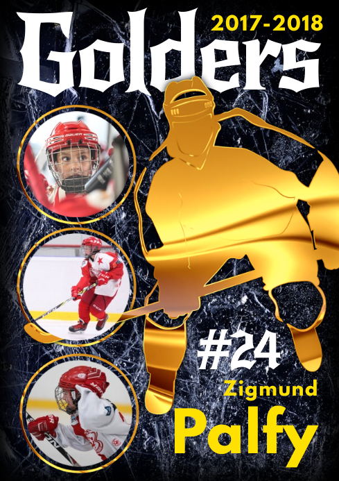 Ice Hockey Team Template | PosterMyWall