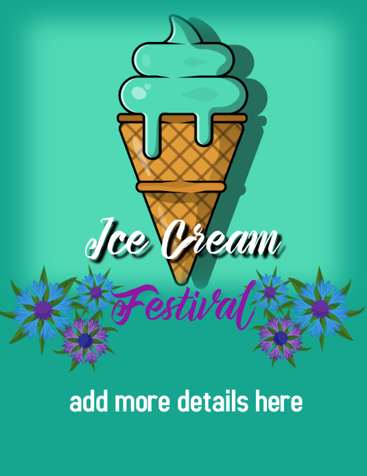 icecream poster Template | PosterMyWall