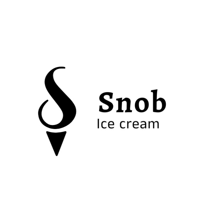 Copy of Icecream Shop/snob Icecream/frozen Ice/unique/icon/brand ...