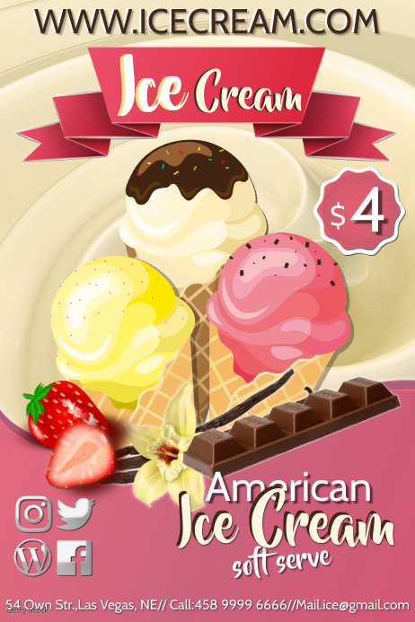 icecream2 Template | PosterMyWall