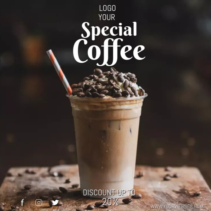 iced coffee Template | PosterMyWall