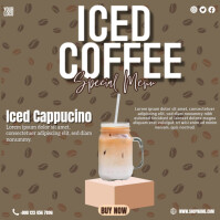 Iced Coffee Special Menu Template | PosterMyWall