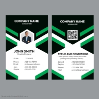 Front And Back ID Template | PosterMyWall