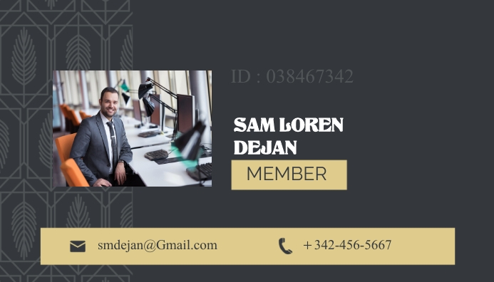 Copy of ID CARD | PosterMyWall