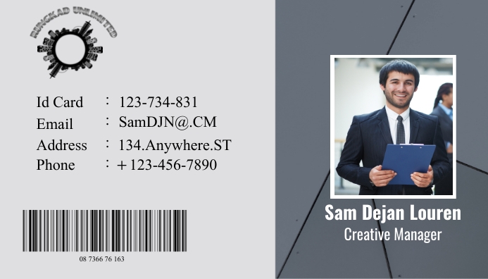 Copy of ID CARD | PosterMyWall