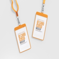 I'd card holder mockup poster design Template | PosterMyWall