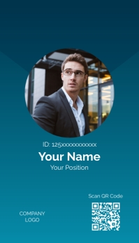 ID Card Name tag Template | PosterMyWall