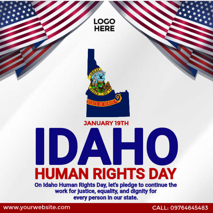 Plantilla de Idaho Human Rights Day | PosterMyWall
