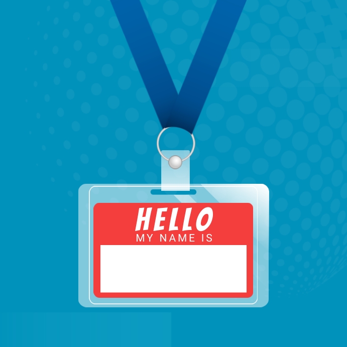 Copy of Name Tag Mockups | PosterMyWall