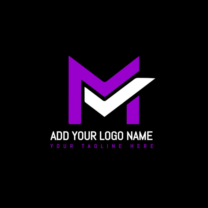 Plantilla de Identity/business/studio/m Logo/start Up/technology/brand/monogram/typography/ Logo ...