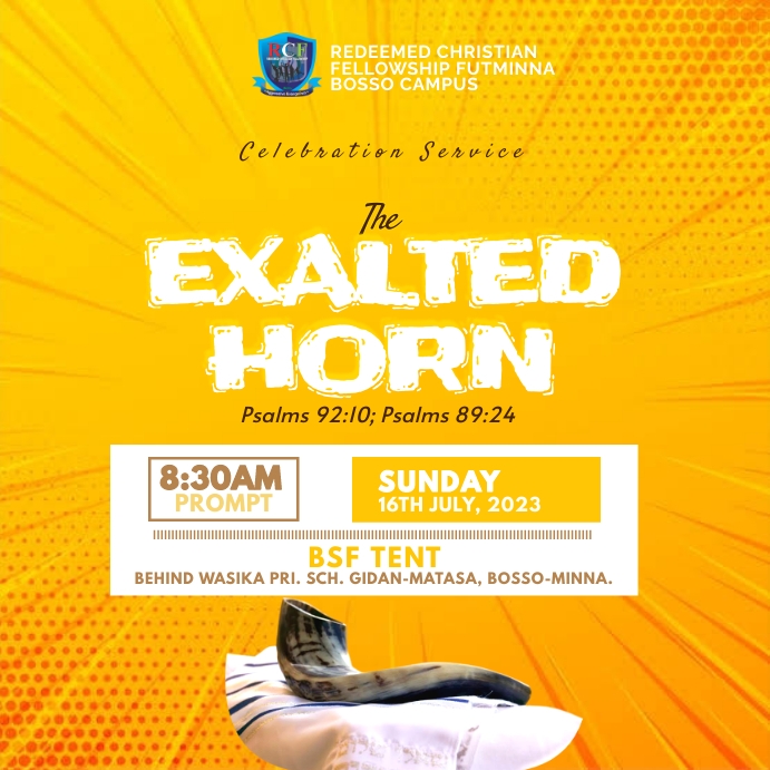 Copy of iDesign (Exalted Horn) | PosterMyWall