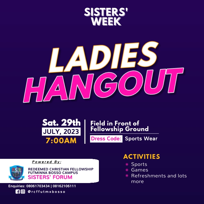 iDesign (Ladies Hangout) Template | PosterMyWall