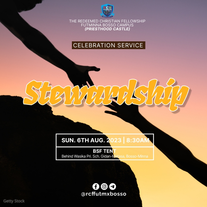 Plantilla de iDesign (Stewardship) | PosterMyWall
