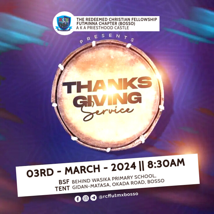 iDesign (Thanksgiving Service) Template | PosterMyWall
