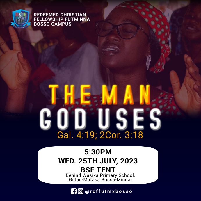 iDesign (The Man God Uses) Template | PosterMyWall